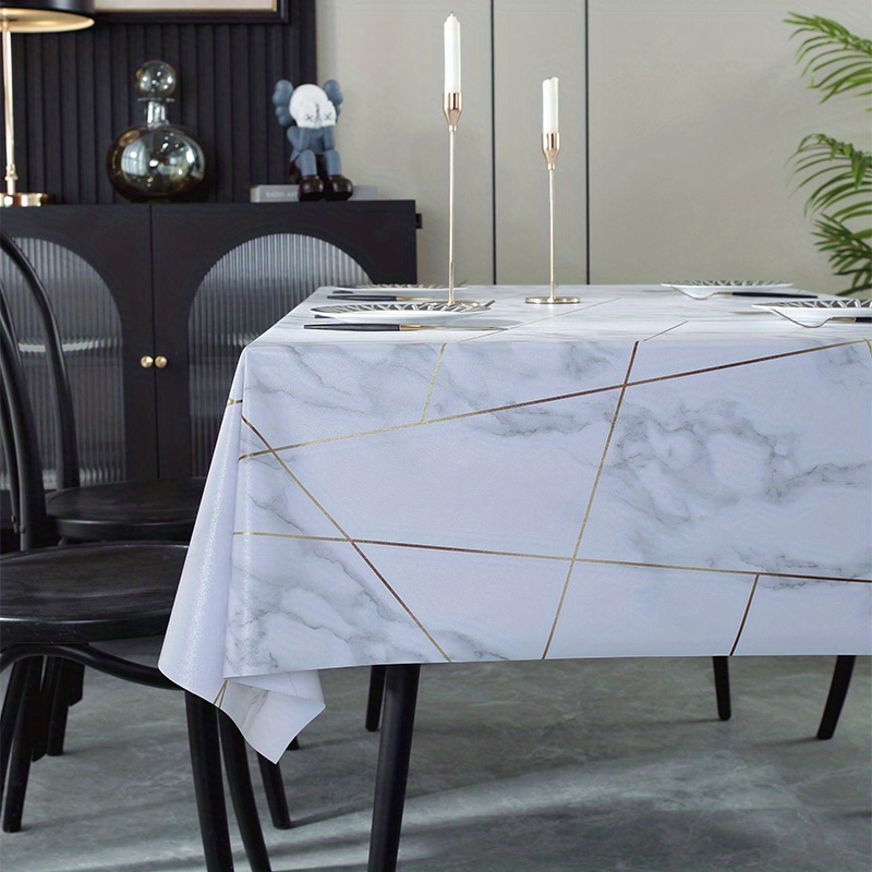 Vinyl Tablecloth Solid Color Waterproof Oil proof Table - Temu Australia