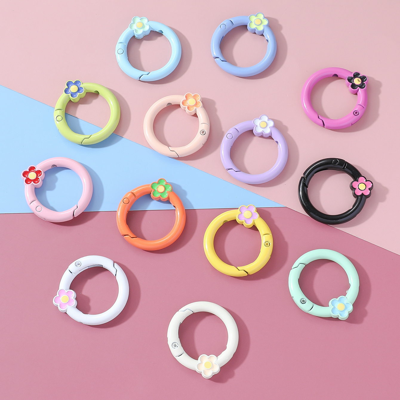 Milly's Design -- Random Oil Drip Strawberry Flowers Love Paint Round ...