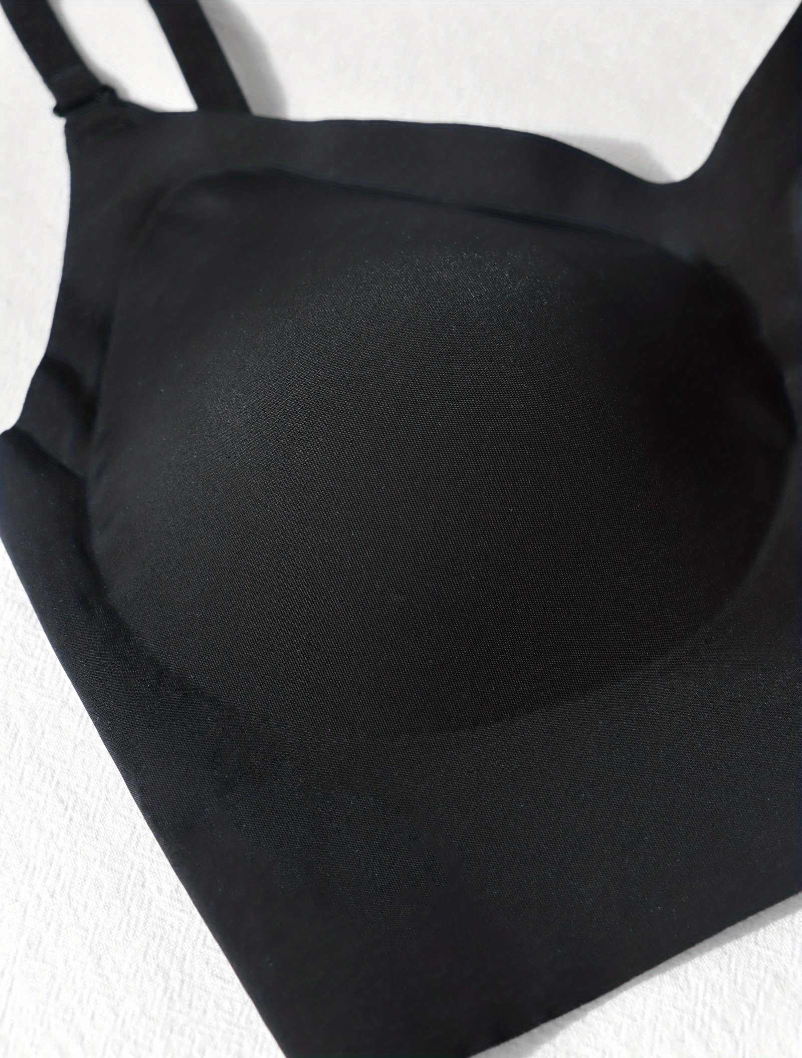 Seamless Solid Wireless Bra Comfy Breathable Stretch Bra - Temu