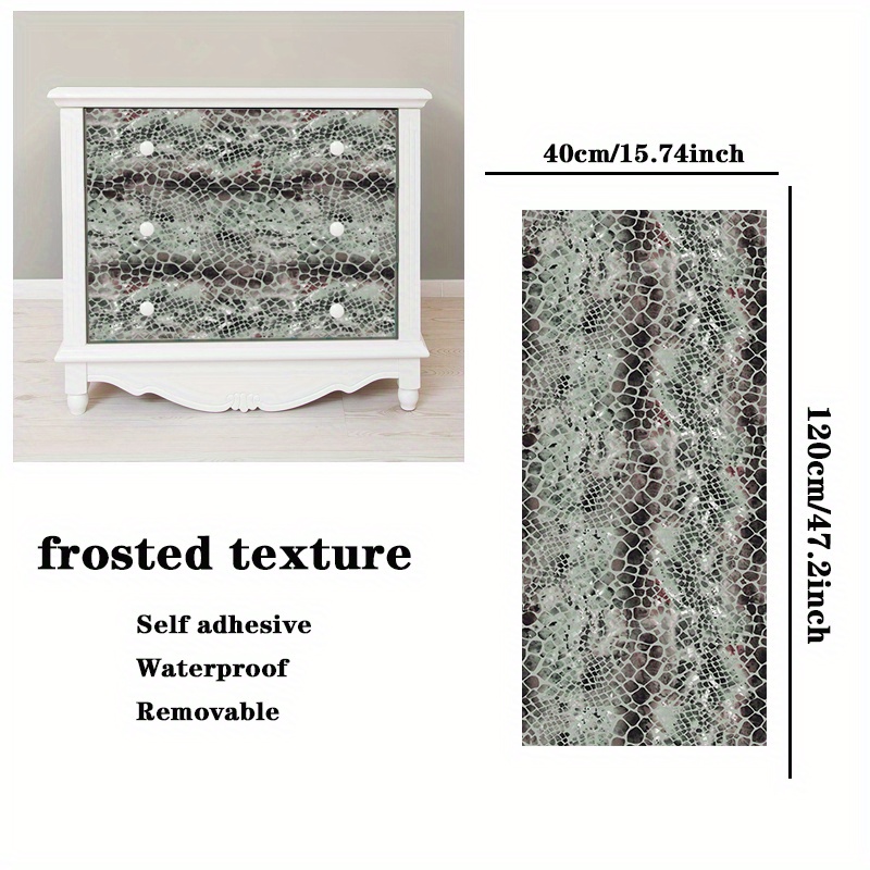 Self adhesive Wallpaper Animal Pattern Snake Skin Print Self - Temu ...