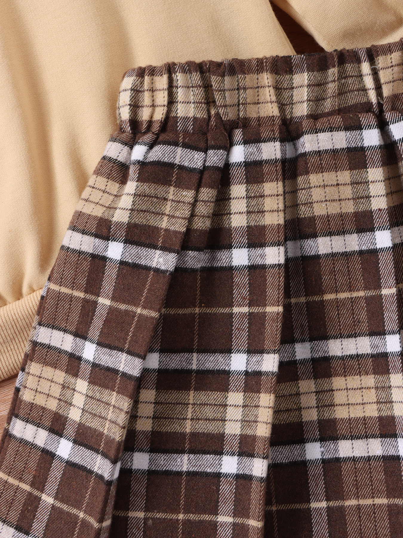 girl's preppy style outfit bear patched sweatshirt - Temu Norway