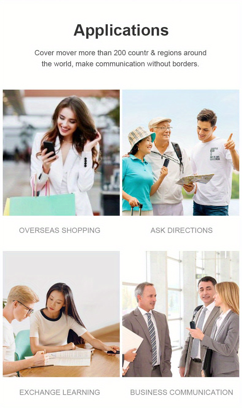 Language Voice Translator Device Portable Smart Translator - Temu