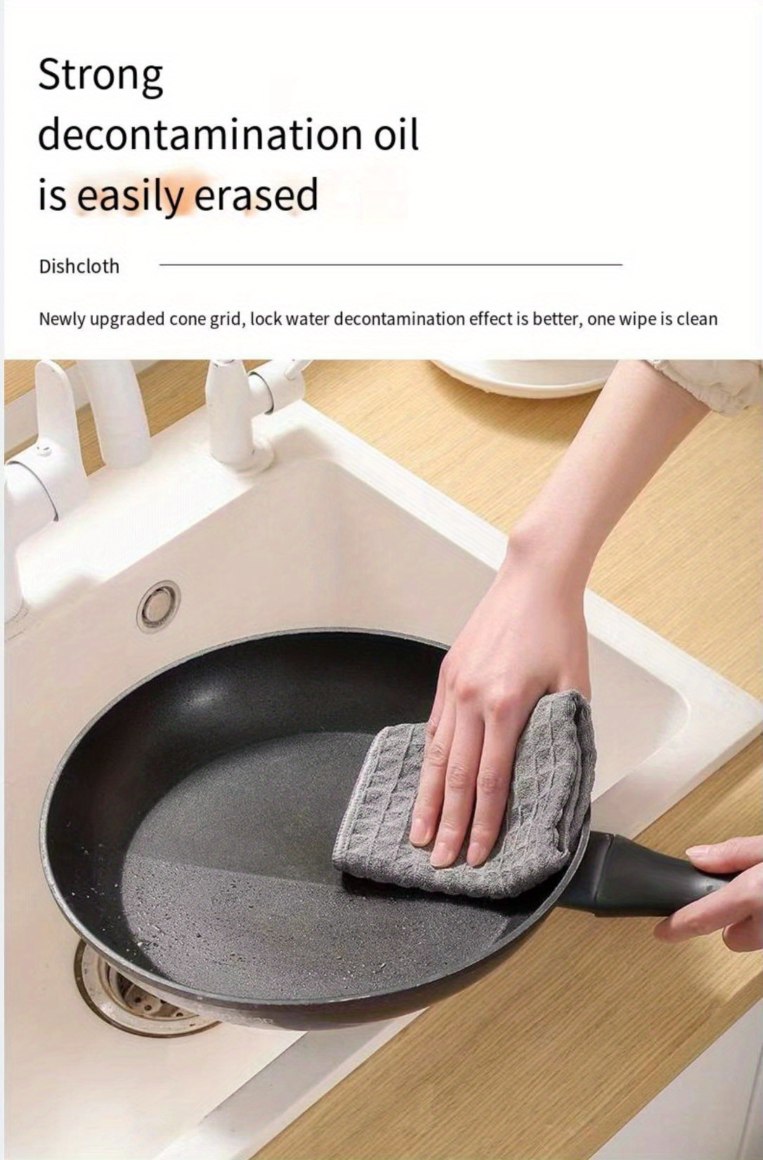 waffle dishcloth scouring pad square dish cloths simple - Temu Canada