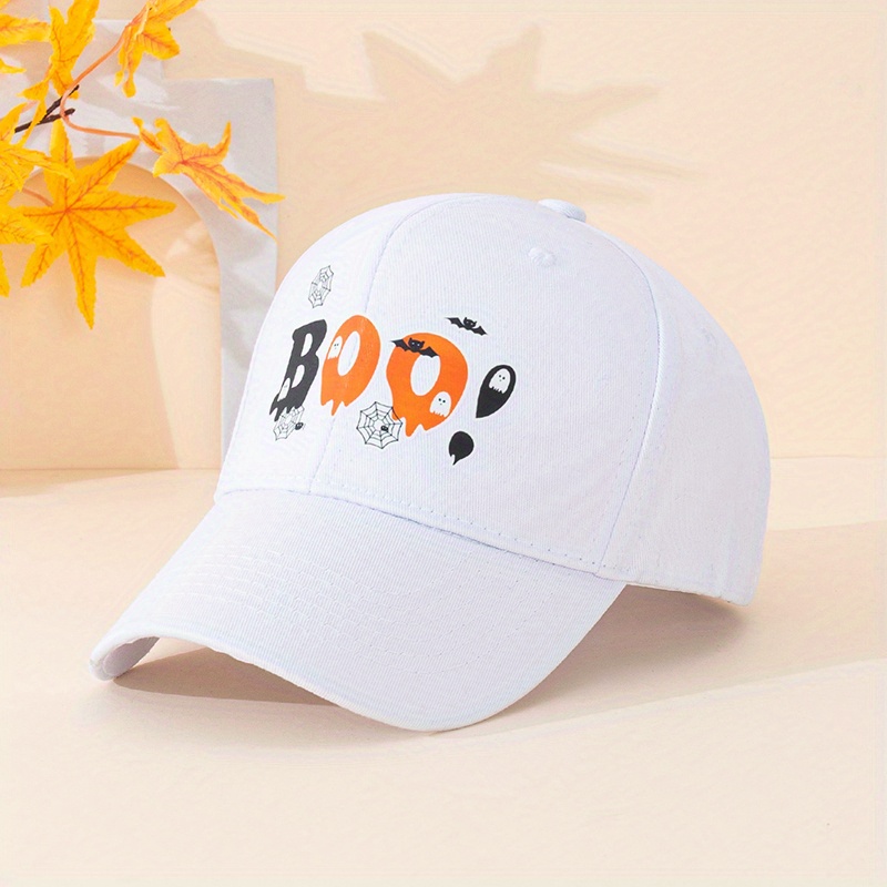 Baseball Cap Set Cartoon Ghost Pumpkin Print - Temu Australia