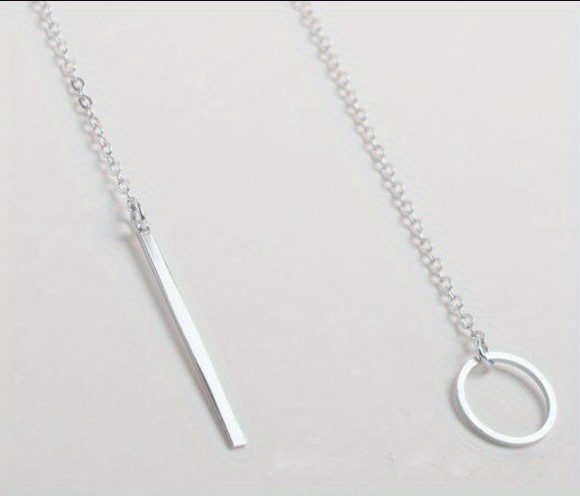 style clavicle chain elegant necklace - Temu Canada