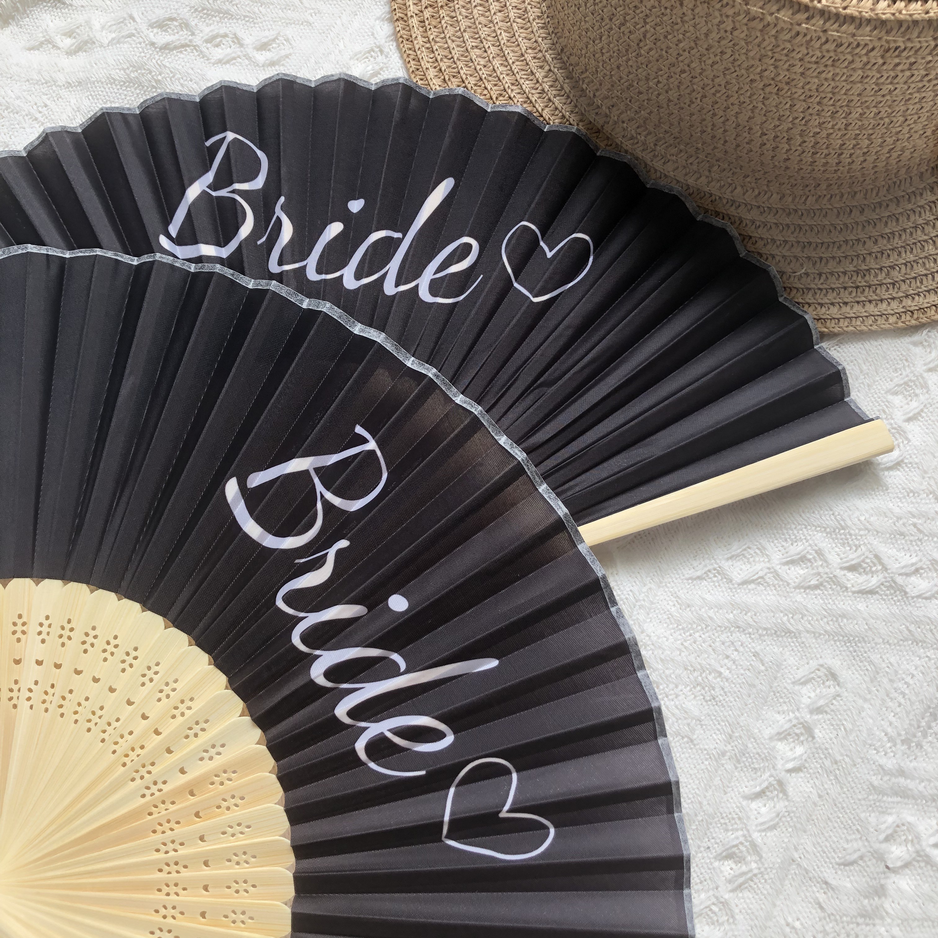 Creative Bride Black Fan Wedding Decoration Photo Props - Temu United ...