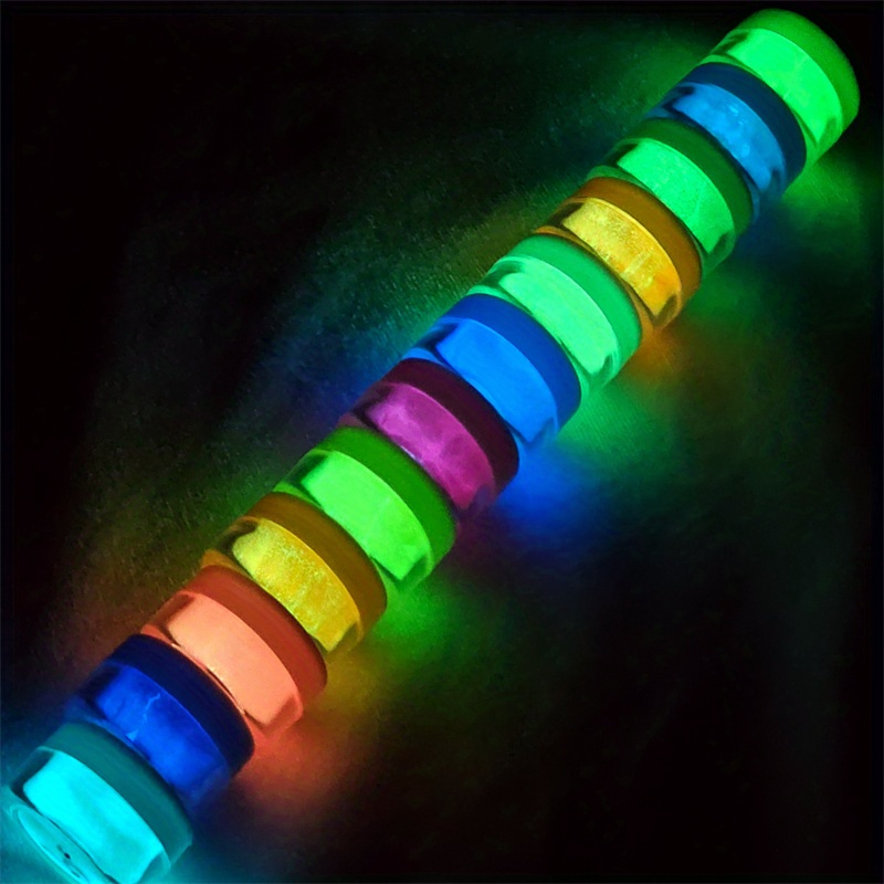 6 Colour Powder Glow In Dark Glitter Epoxy Resin - Temu United