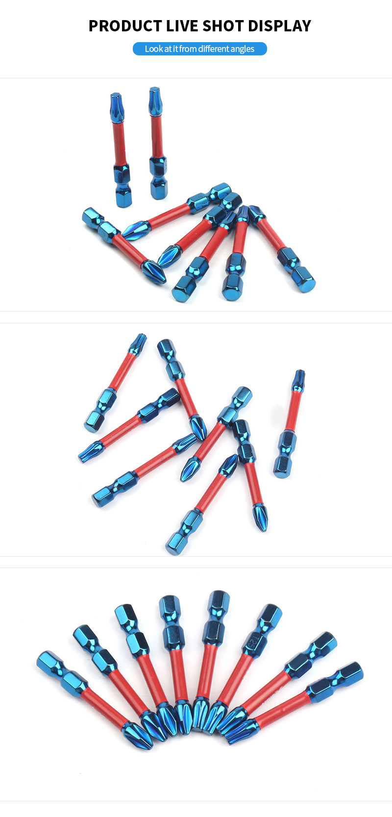 s2 titanium phillips torx batch bit industrial - Temu New Zealand