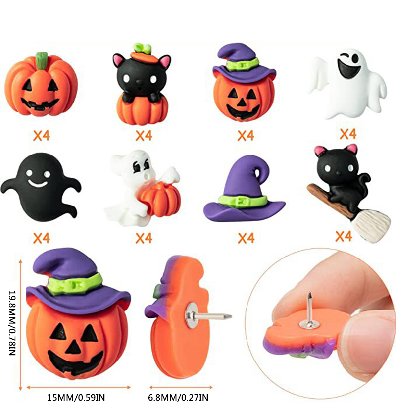 Halloween Themed Thumbnails Pumpkin Black Cat Decoration - Temu Australia