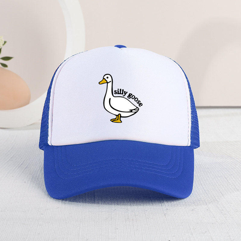 Unisex Sunshade Breathable Mesh Baseball Cap Silly Big Goose - Temu ...