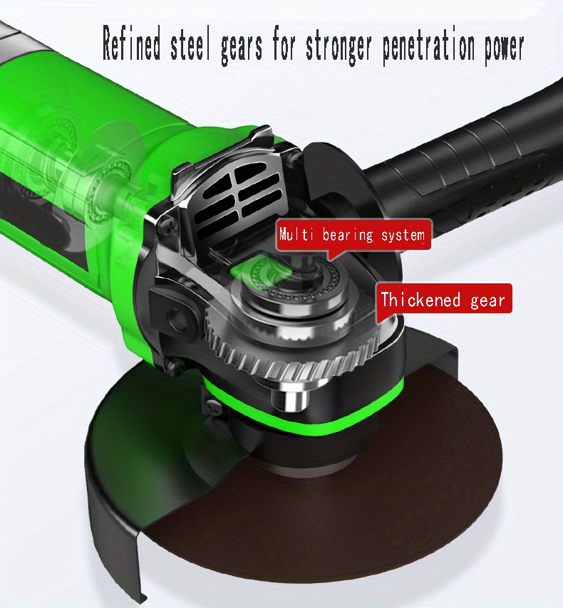 Angle Grinder Set Power Cord Max Power Electric Grinder - Temu