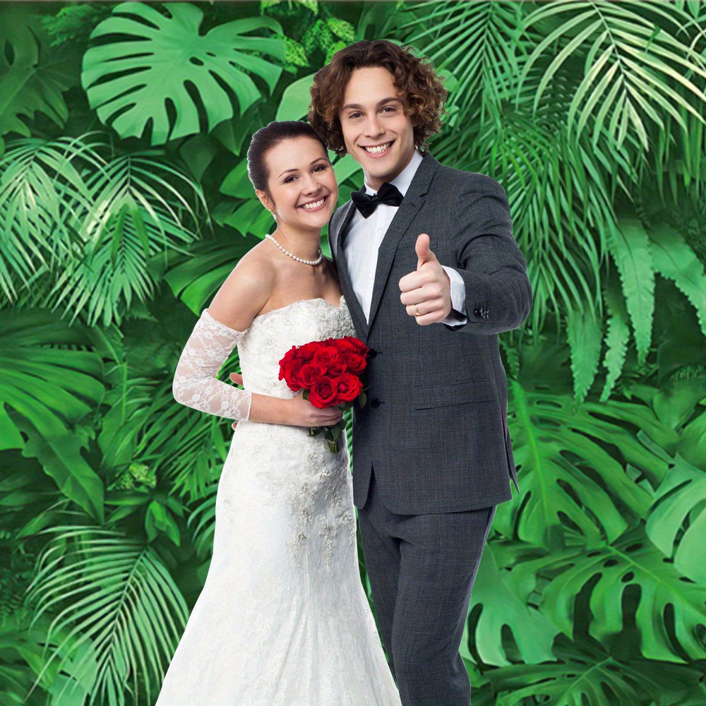 Green Leaves Photography Backdrops Nature Backdrop Birthday - Temu ...