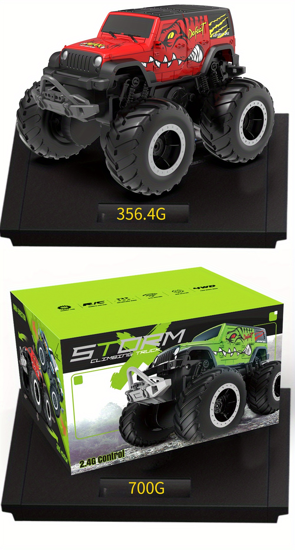 Q149 2.4G مركبة برمائية للطرق الوعرة تعمل بالتحكم عن بعد مع - Temu Saudi