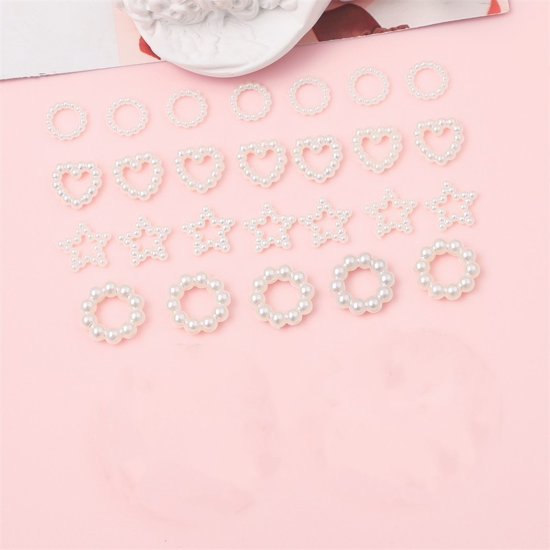 Geometric Shape Acrylic Vintage Hoop Separator Beads Spacer - Temu ...