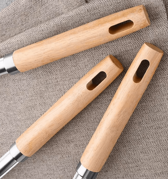 Kitchen Stainless Steel Cooking Utensils Set Wooden Handle - Temu New ...