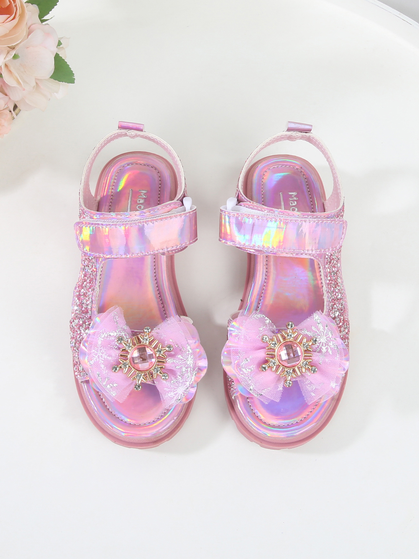 Trendy Bowknot Breathable Open Toe Sandals Girls Lightweight - Temu United Kingdom