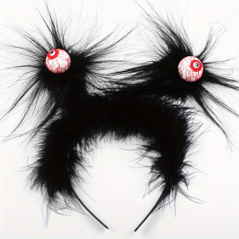eyeball headband plush head hoop horror hair band halloween - Temu Norway
