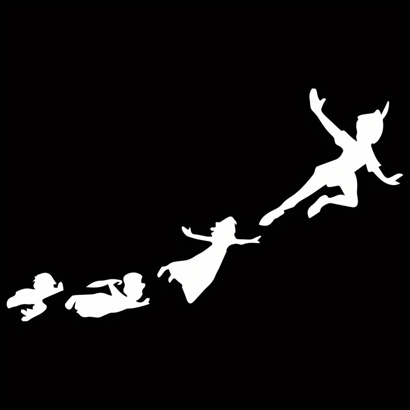 Cartoon Four Flying Car Stickers Car Cross country - Temu New Zealand