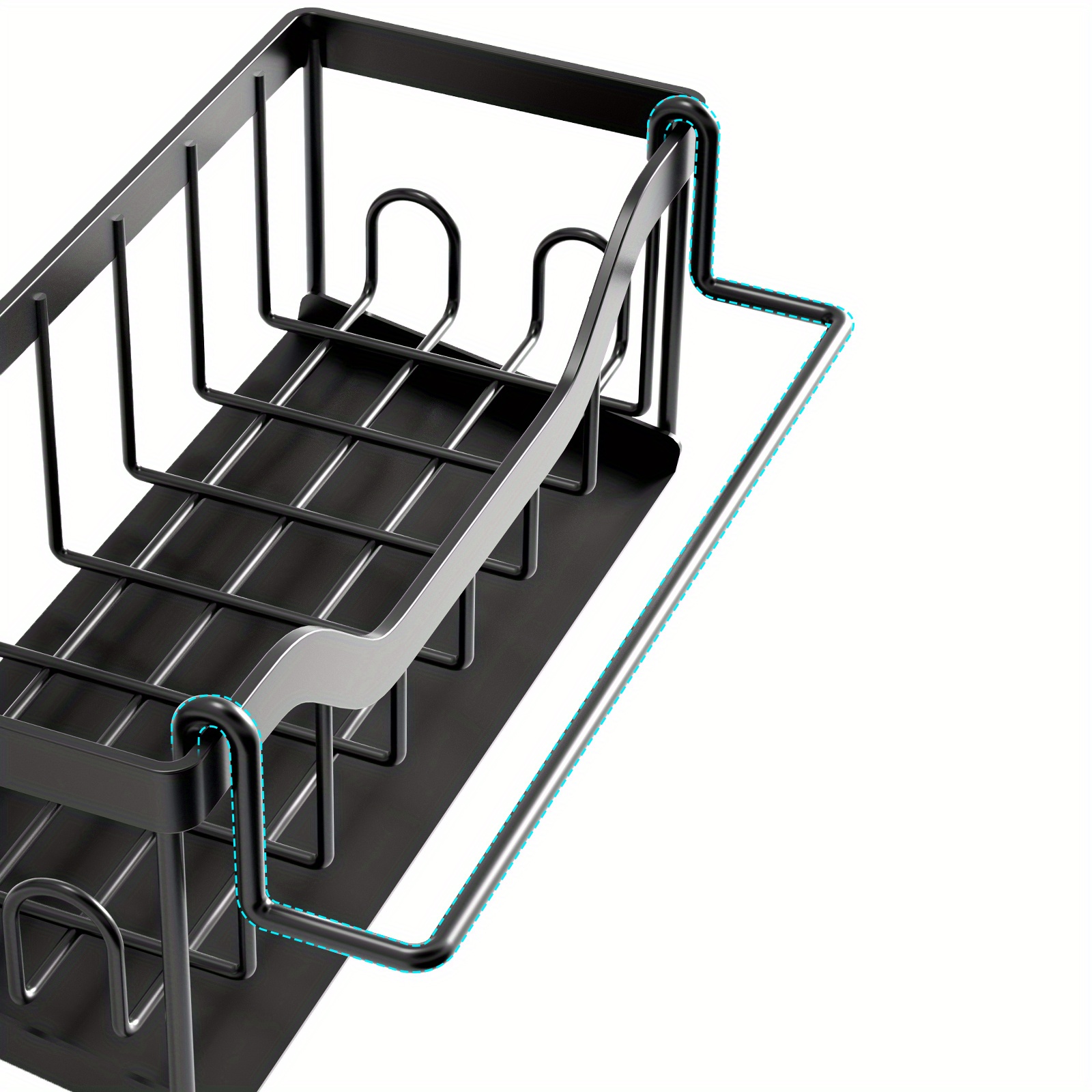 Sink Caddy Kitchen Sink Organizer Sponge Holder Stainless - Temu