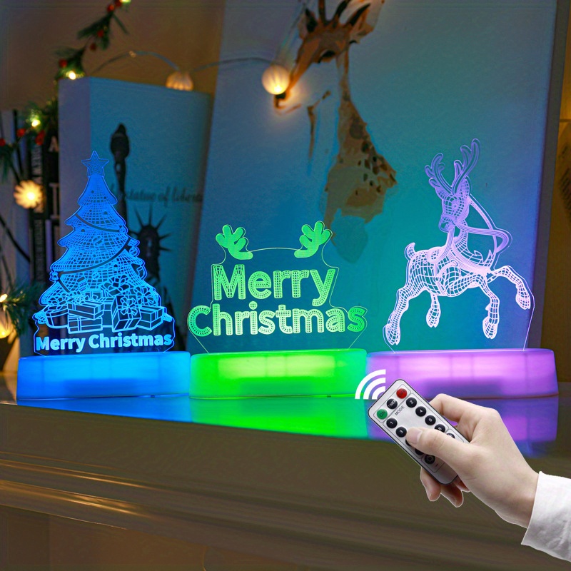 Led Light Letter Atmosphere Decoration Christmas Festive - Temu Canada