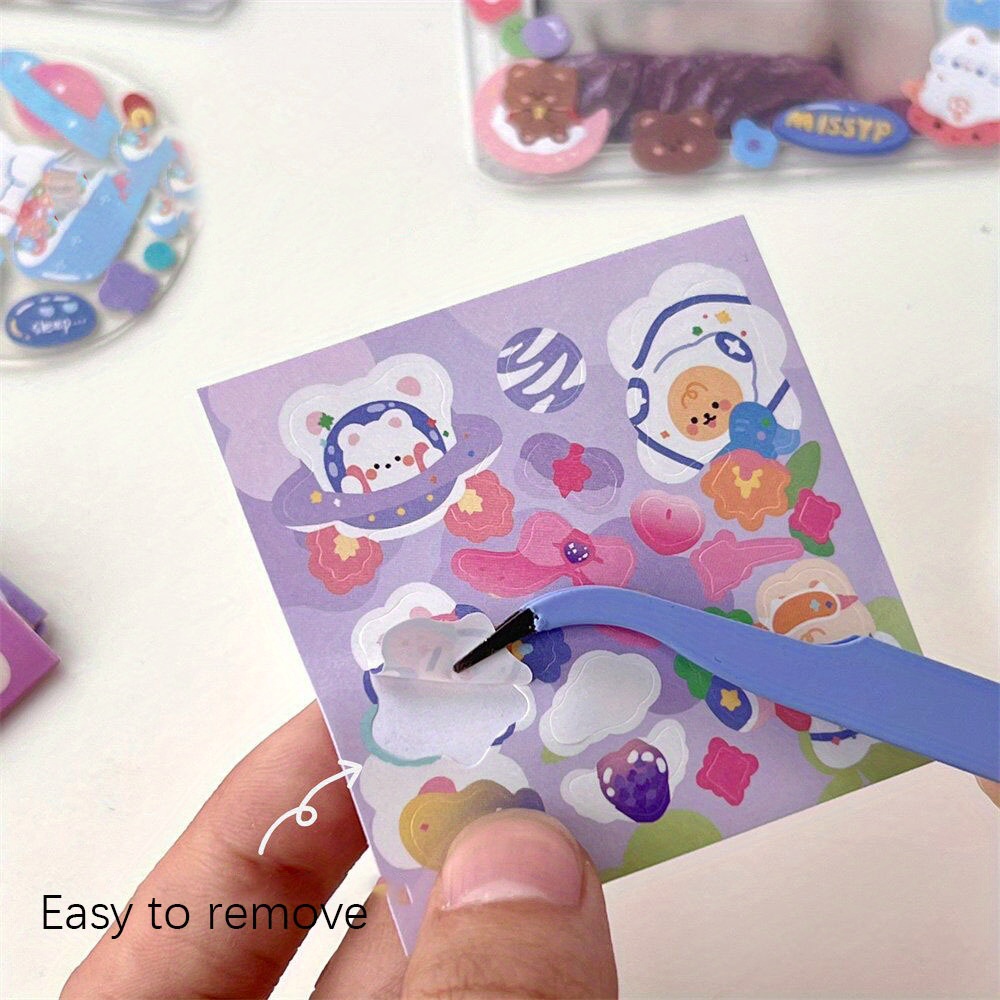 cute cartoon animal flash film stickers self diy - Temu New Zealand