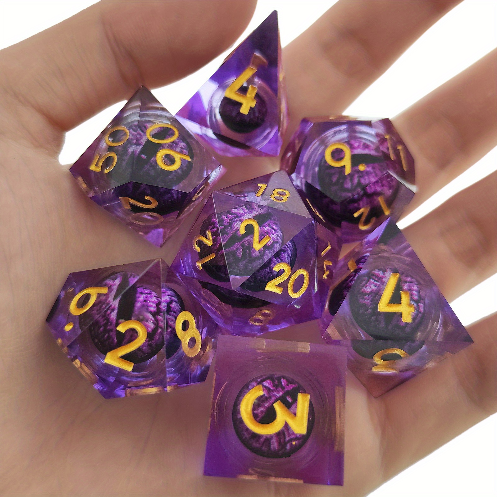 resin dice set polyhedral dice set - {region_name}