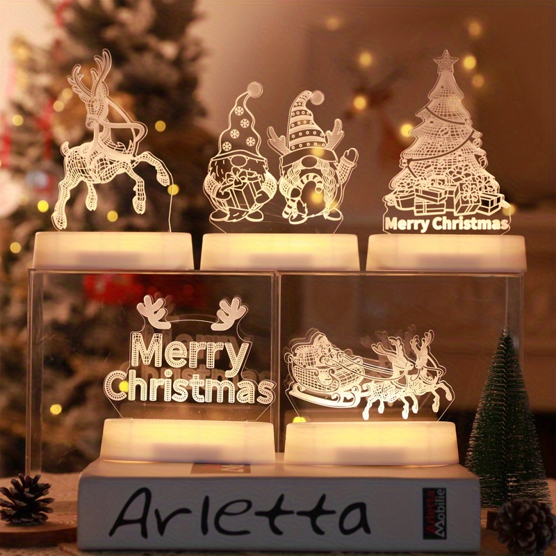 Led Light Letter Atmosphere Decoration Christmas Festive - Temu Canada