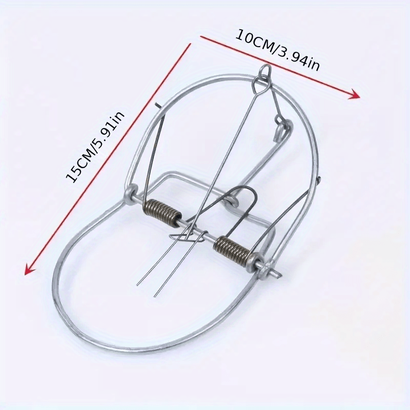 1pc mouse trap catch spring rodent cage mole repeller rat trap for lawn ...