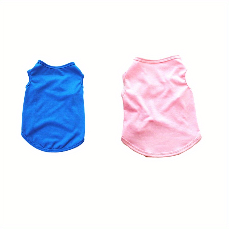 dog shirts pet clothes blank clothing puppy vest t shirt sleeveless ...