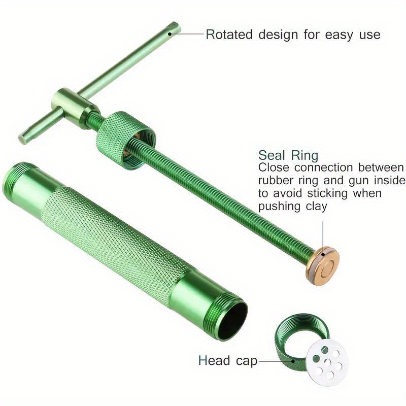 Clay Extruder Fondant Extruder 20 Unique Disc Alloy Rotary - Temu Australia