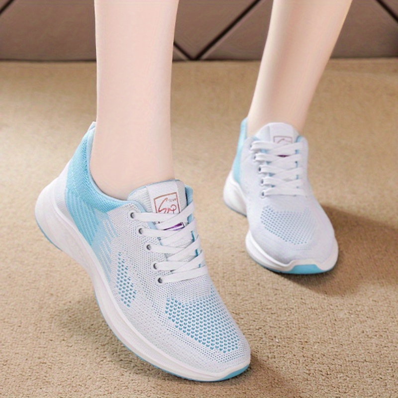 Women's Trendy Color Block Heighten Breathable Flying Woven - Temu ...