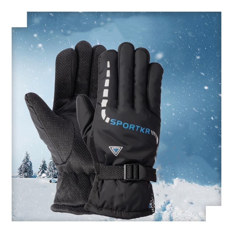 winter plus velvet thickened windproof warm gloves outdoor - Temu Norway