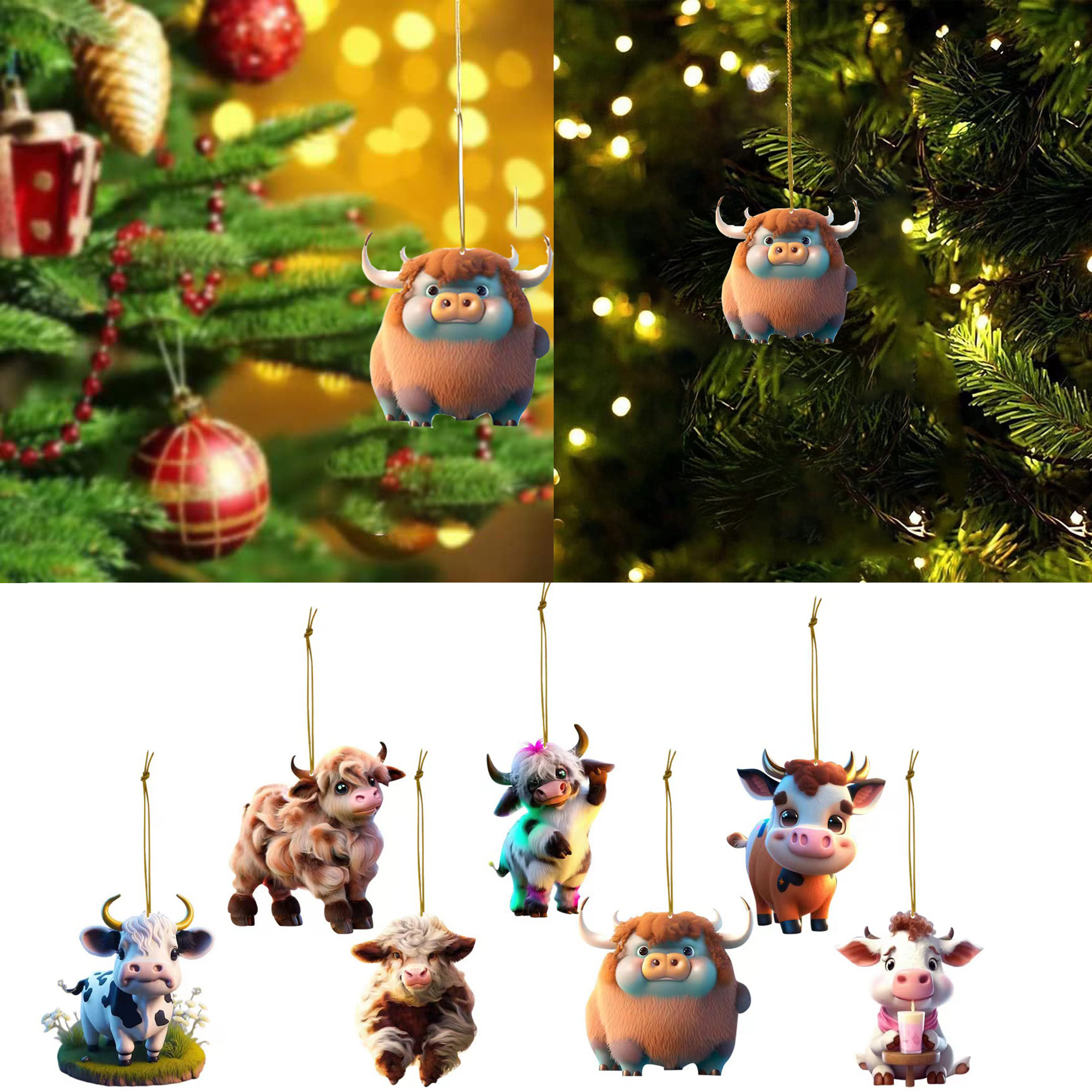 Christmas Decorations Xmas Tree Decorations Hanging - Temu Australia