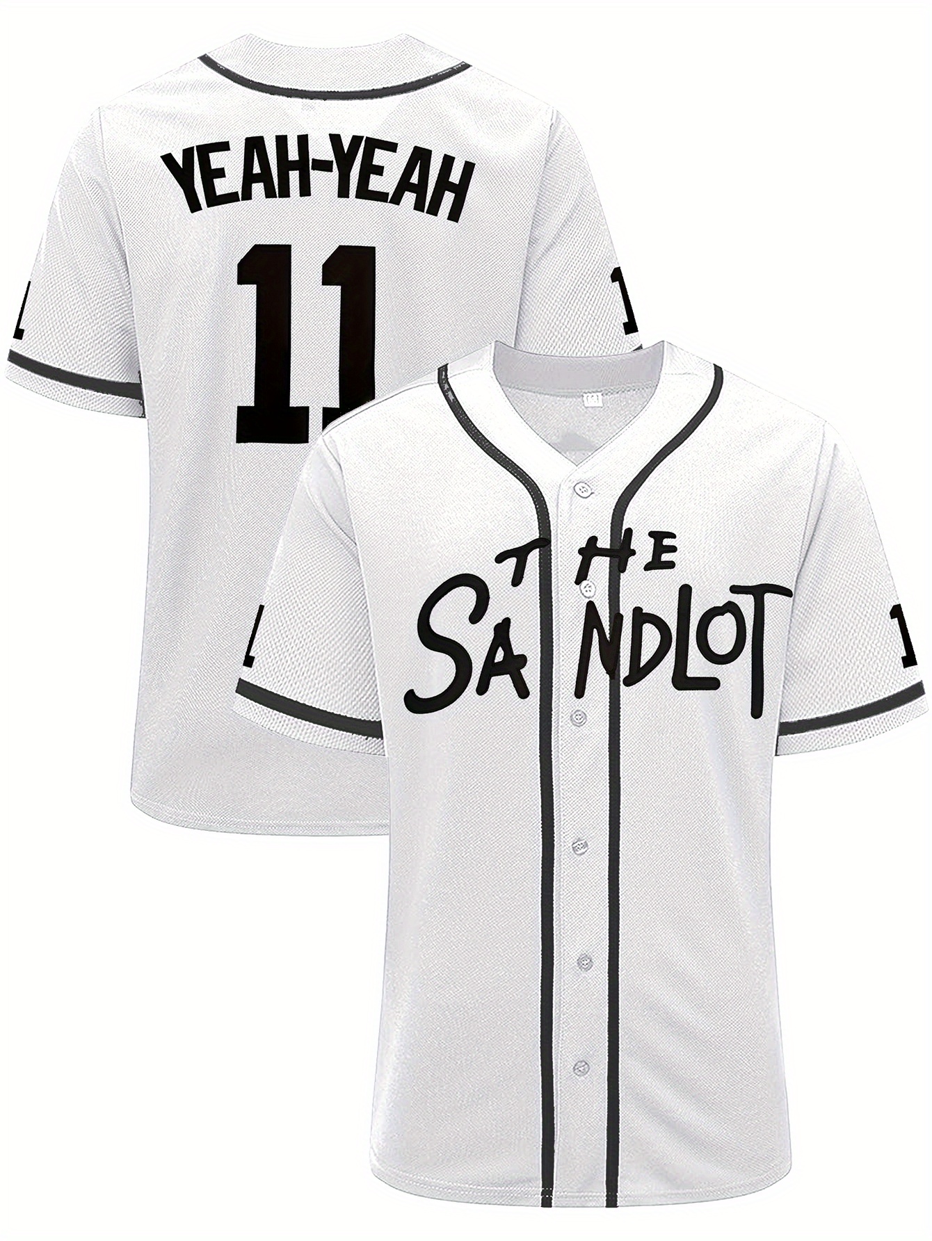 Men's # 11 Classic Design Baseball Jersey Retro Baseball - Temu
