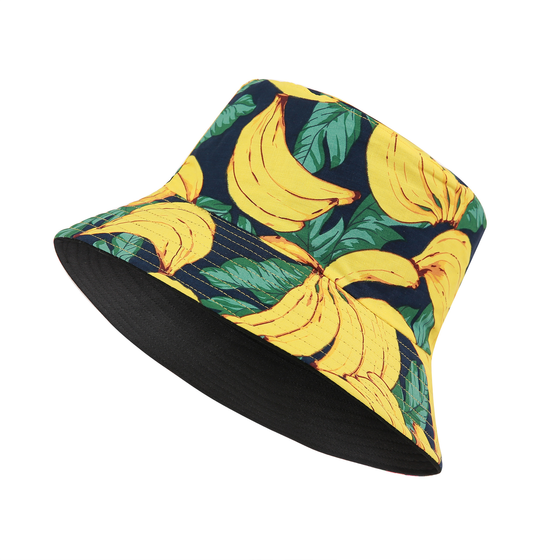 Tropical Fruit Cherry Pattern Bucket Hat For Women Outdoor Casual Sun ...