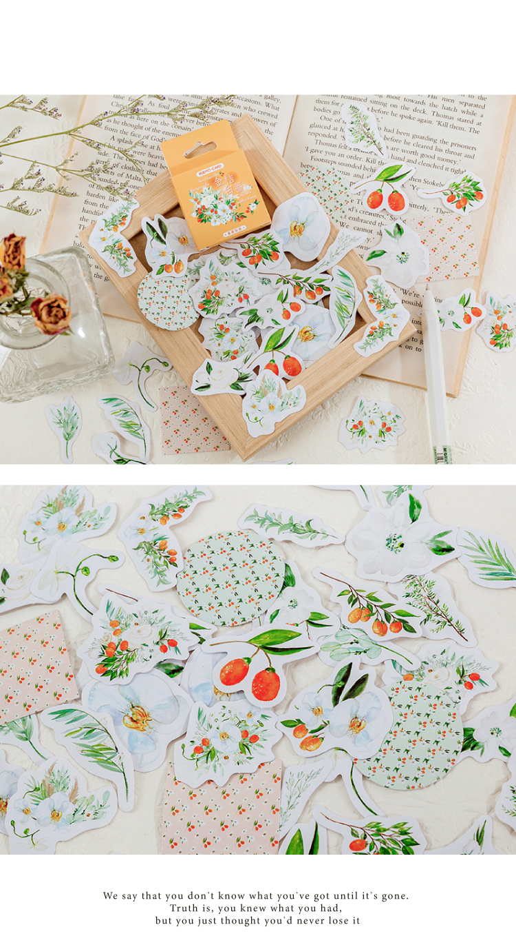 stickers white rose creative small fresh - Temu New Zealand