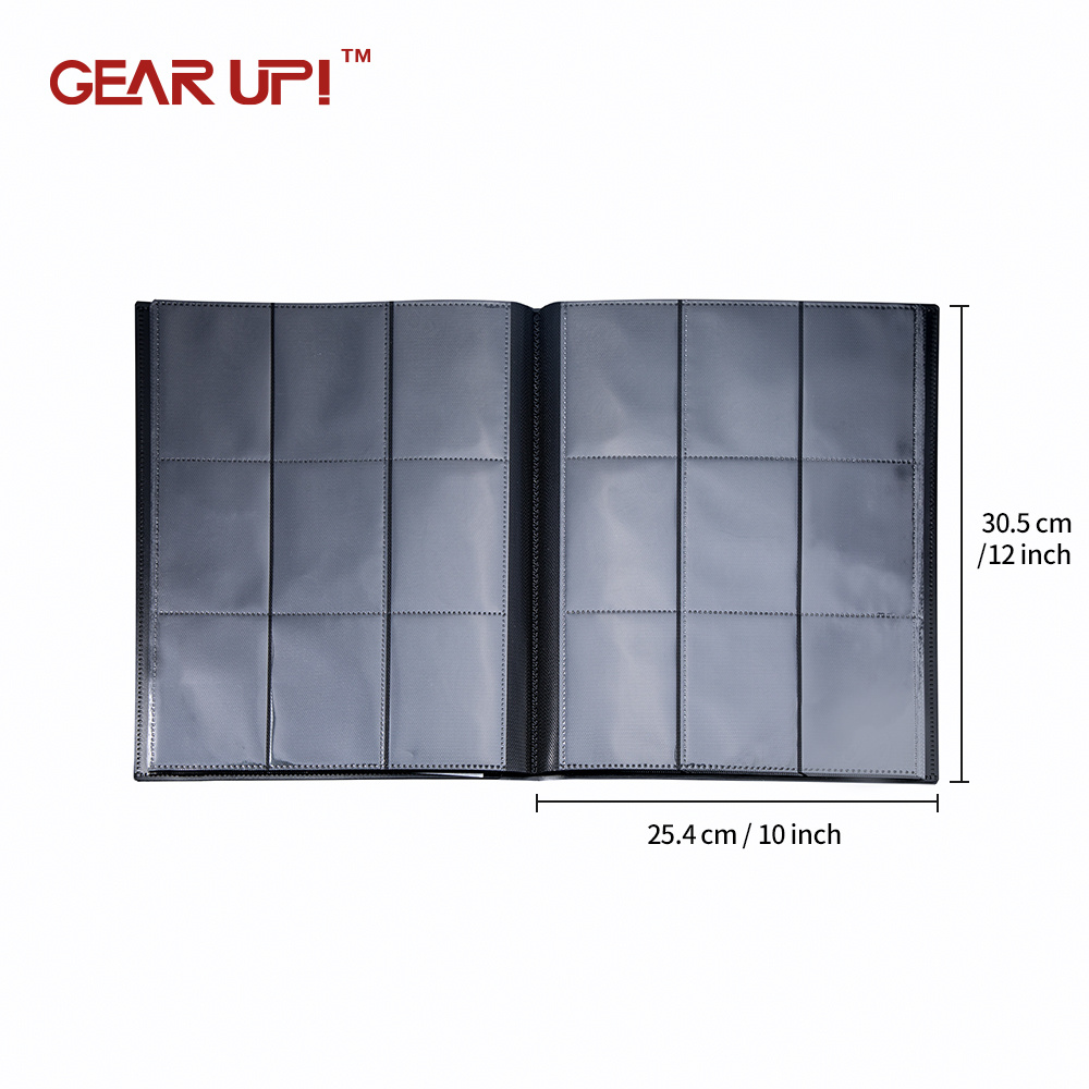 360 Pockets Black Collectors Album Binder Portfolios 20 18 - Temu Australia