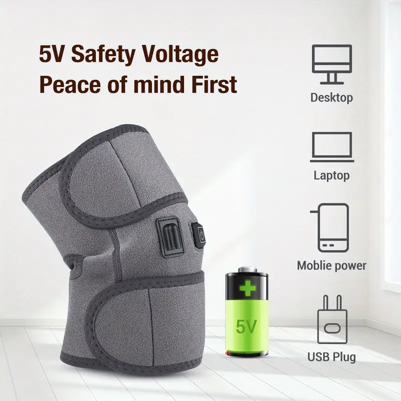 Electric Leg Heating Knee Pads Infrared Heated Therapy Hot Temu Australia
