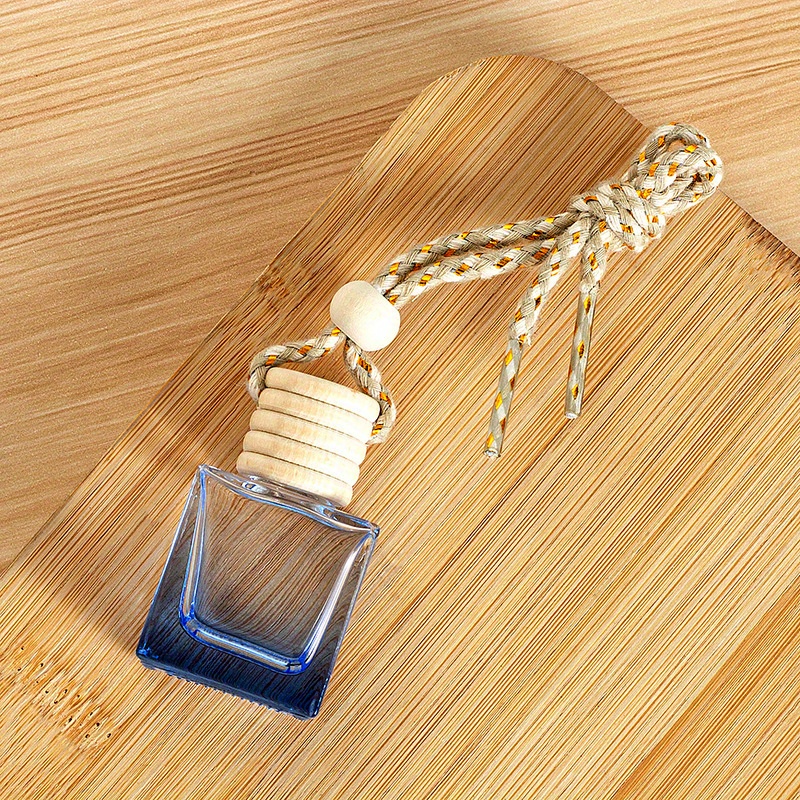 Car Aromatherapy Bottle Pendant Flat Empty Clear - Temu United