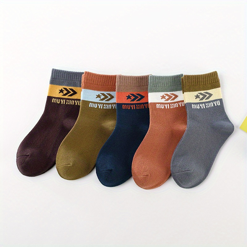 Boys Girls Kids Breathable Comfy Crew Socks Cartoon Bear - Temu United