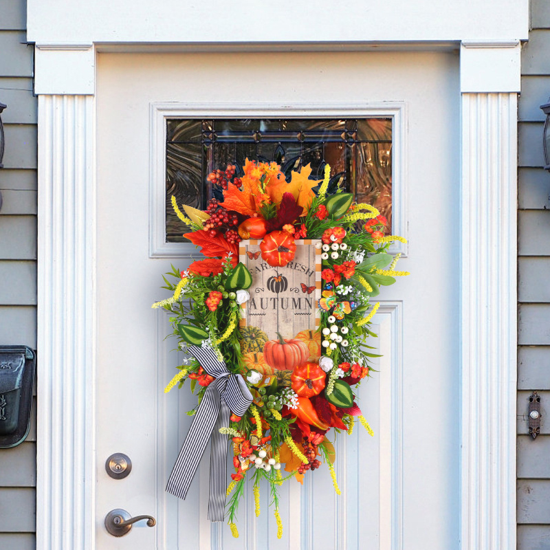 Thanksgiving Decorations Harvest Wooden Tag Garland - Temu United