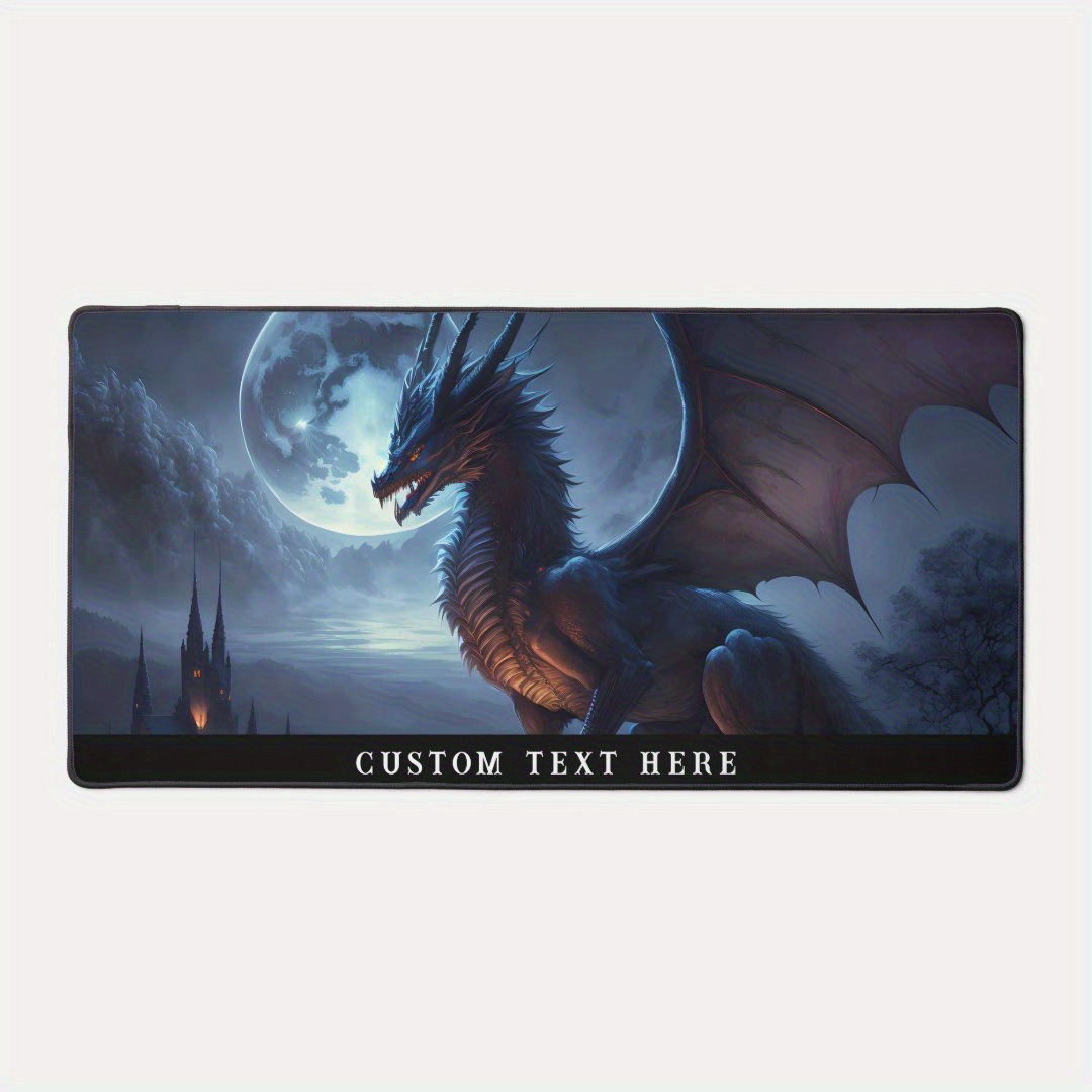 Dragon Moon Graphic Pattern Custom Gift Thickened Non slip - Temu Australia