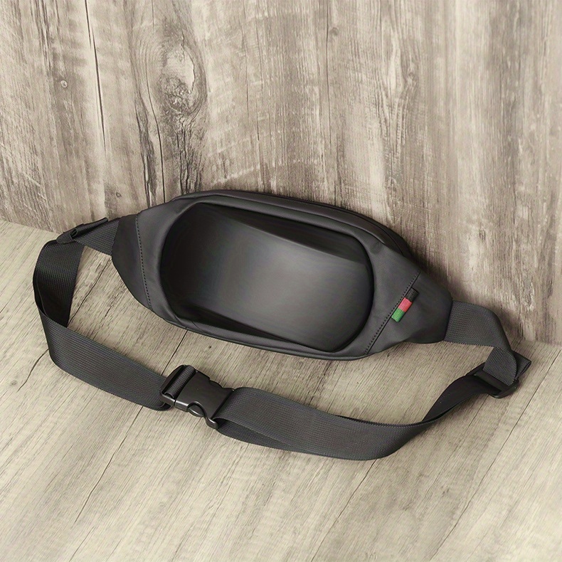 New Waist Bag Men's Chest Bag Waterproof Eva Hard Shell - Temu