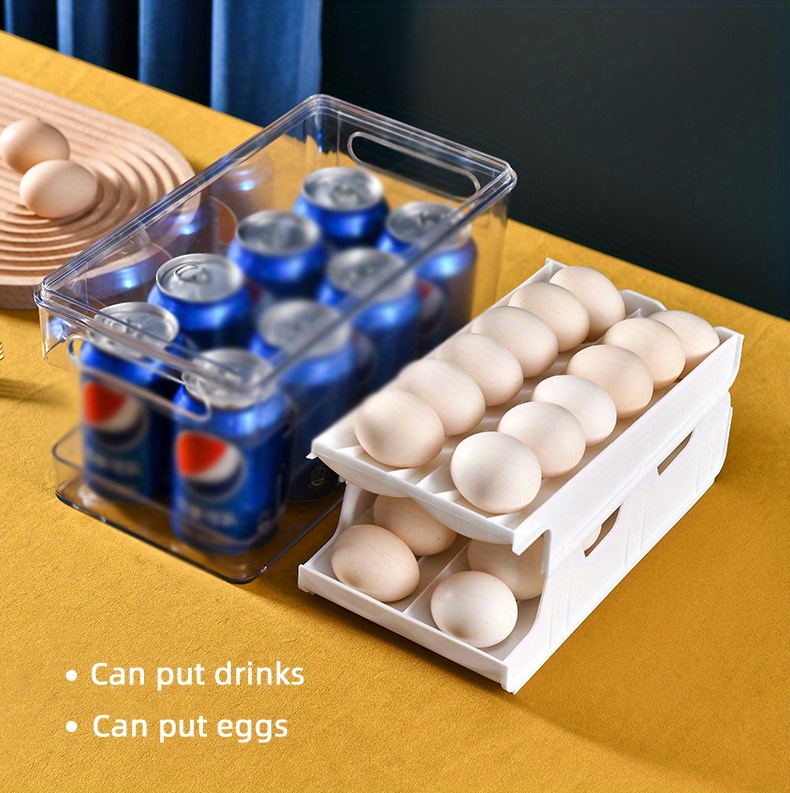 Holder Refrigerator Eggs 24 Count Organizer - Temu
