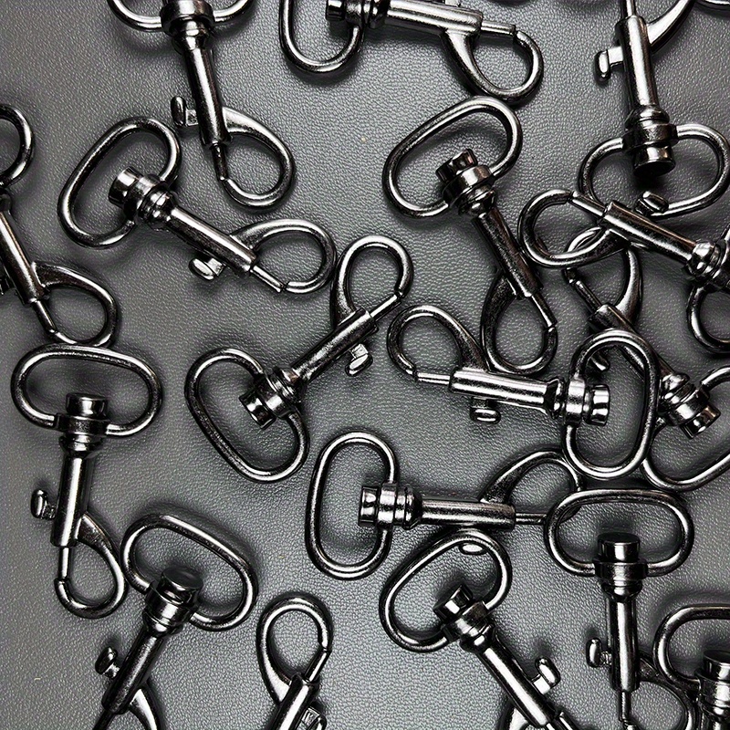 20pcs hardware rotating hook electroplated gray zinc alloy luggage ...