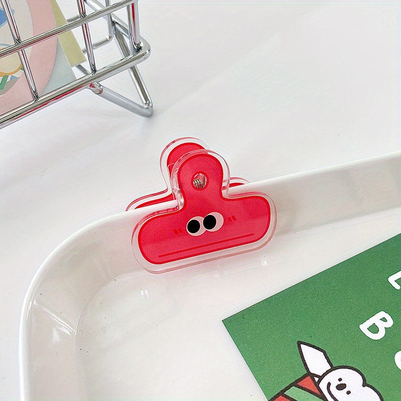Creative Clip Cartoon Girl Heart Acrylic Clip - Temu Ireland