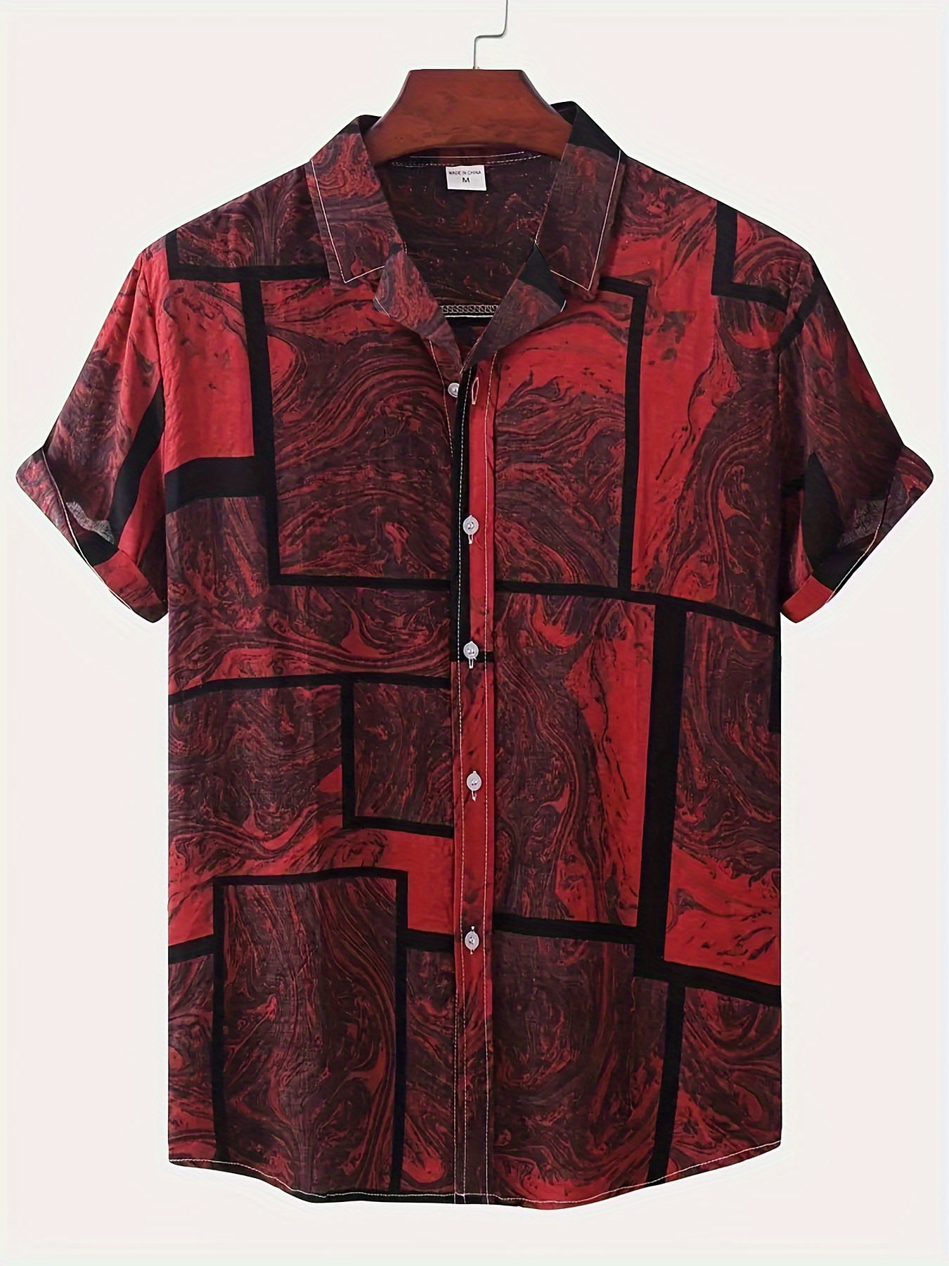 Men's Shirt Collar Bowling Shirts Short Sleeve - Temu Australia