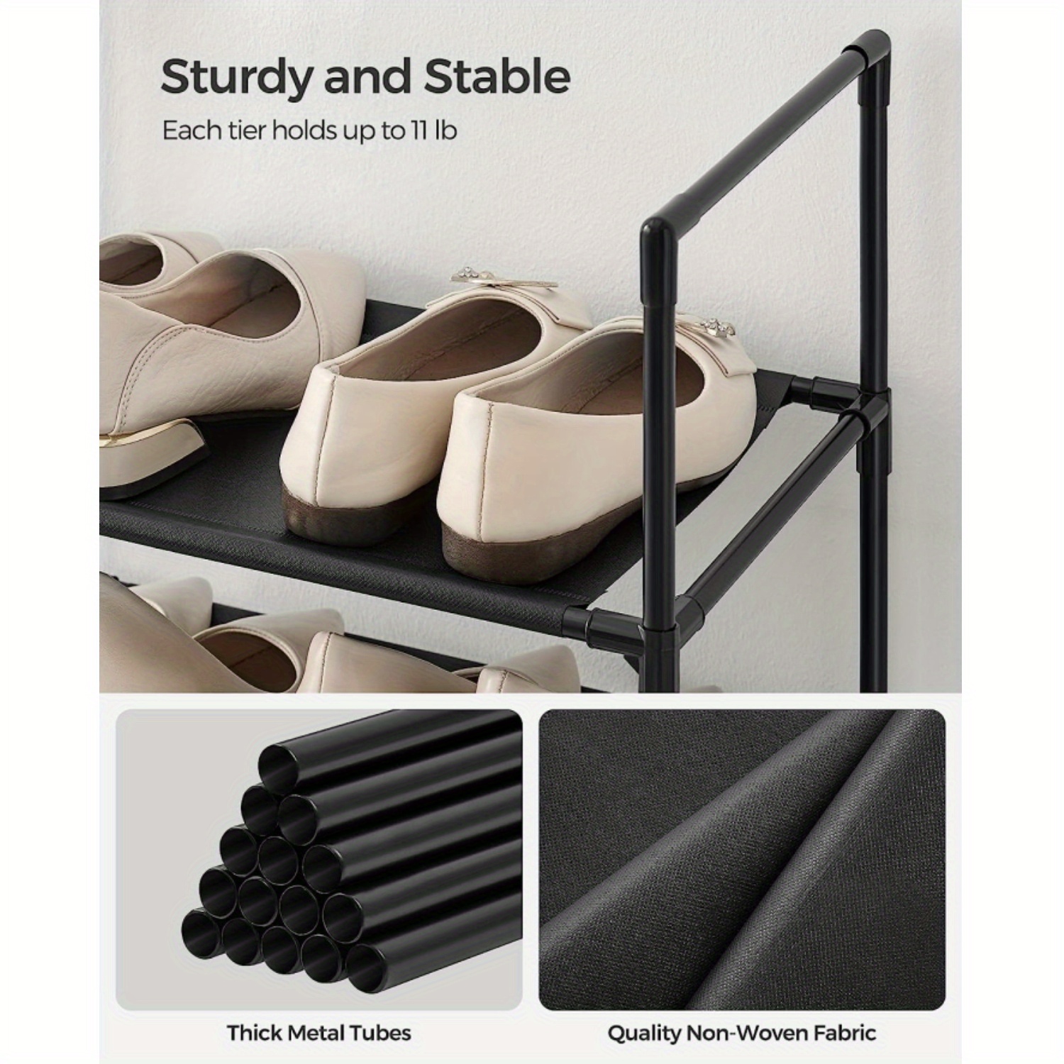10 Tiers Shoe Racks Space Saving Non woven Fabric Shoe - Temu Australia
