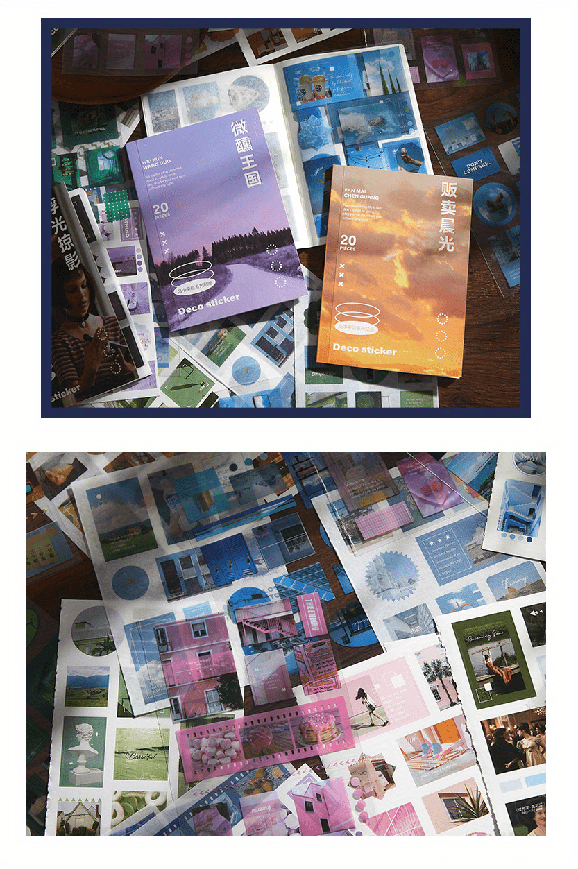 Washi Paper Magazine Material Sticker Book World Shrink - Temu Australia