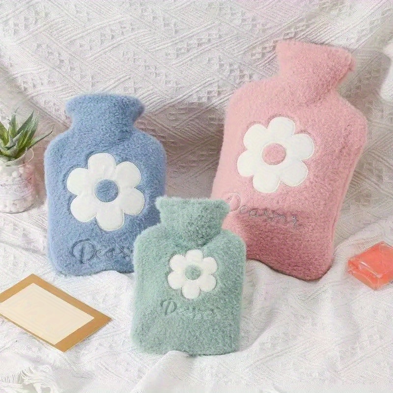 Hot Water Battle Hand Warmer Cute Thickened Plush Cover Hot - Temu ...